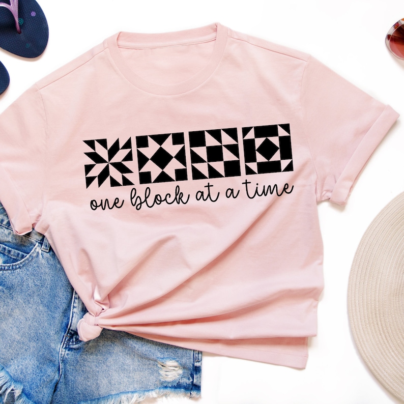 One Block at a Time Png Quilt Quilting - Etsy