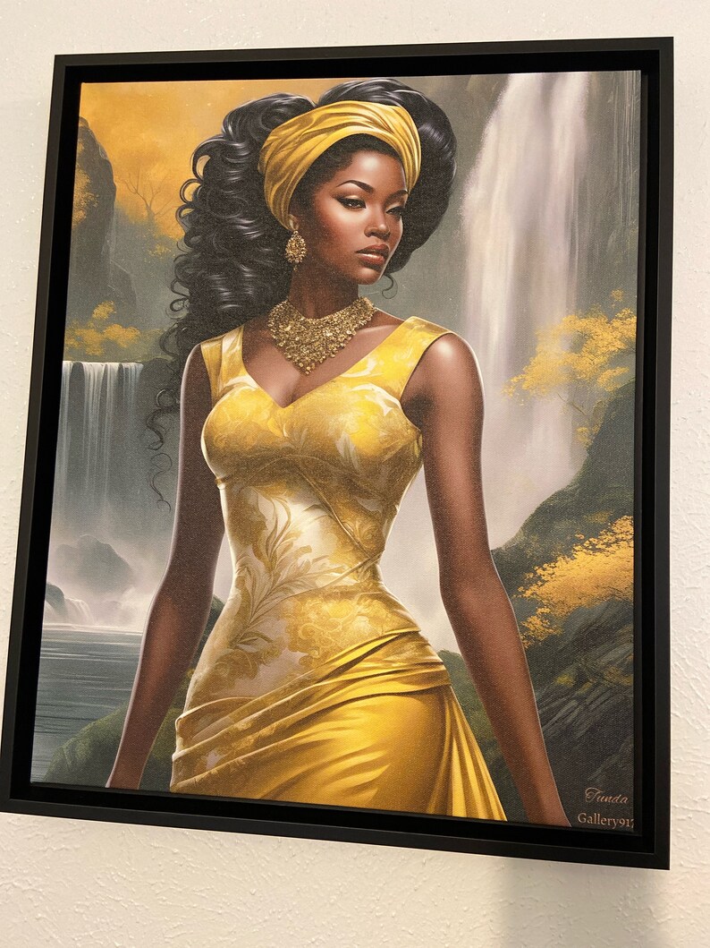 Oshun, Black Art, Girl Art, African Art, African American Art, Yoruba Art, Goddess Art, Oshun ...