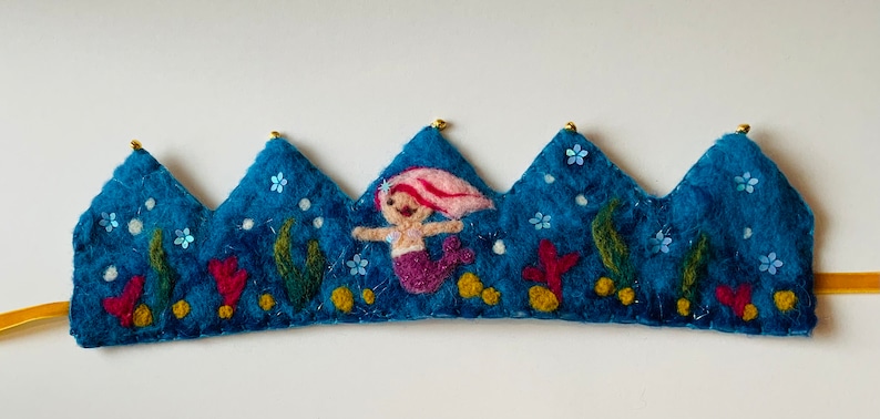 Felt Crown Mermaid - Etsy