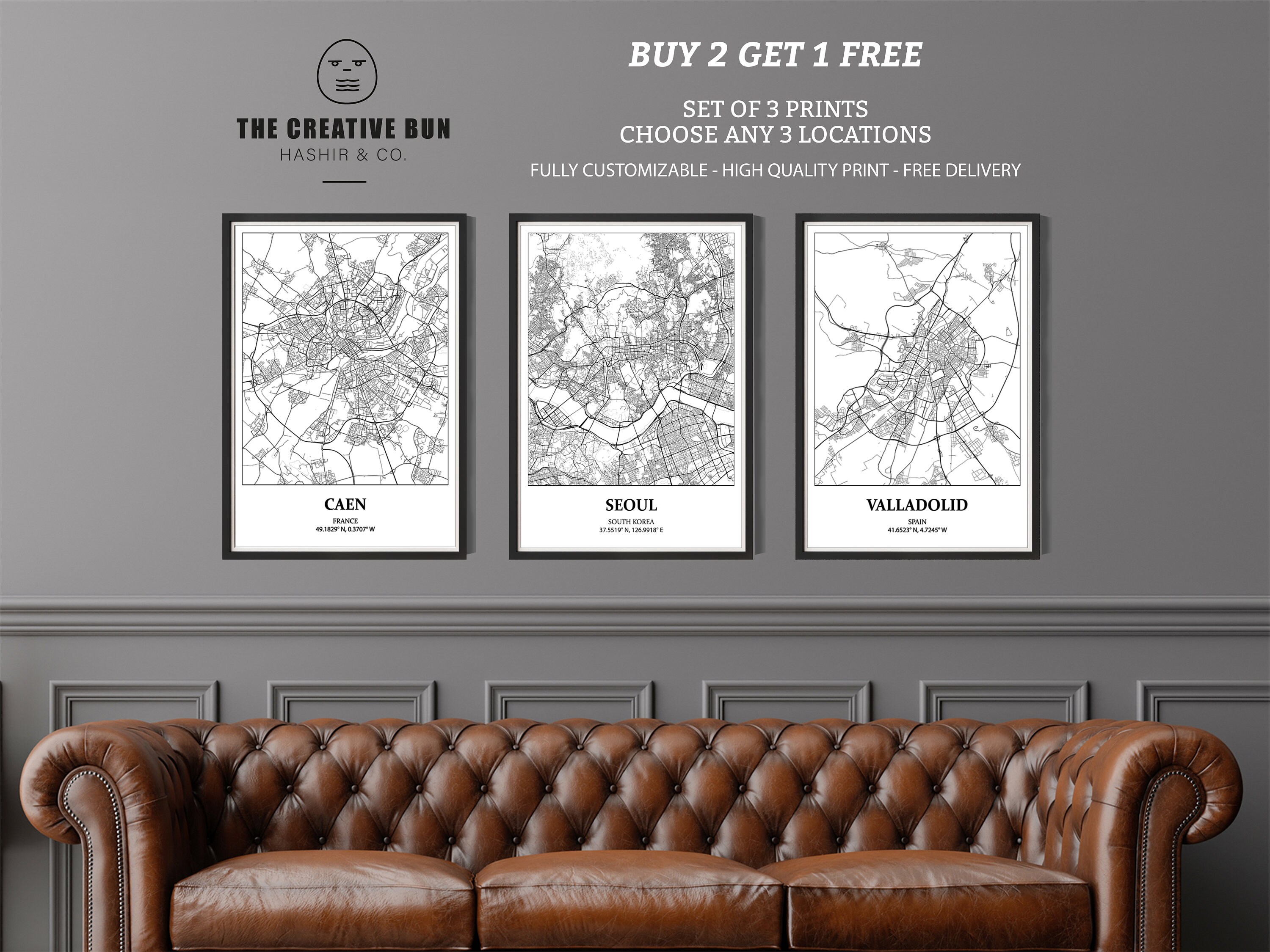 Digital Download Custom City Map, Valentines Day Gift, City Map, Custom ...