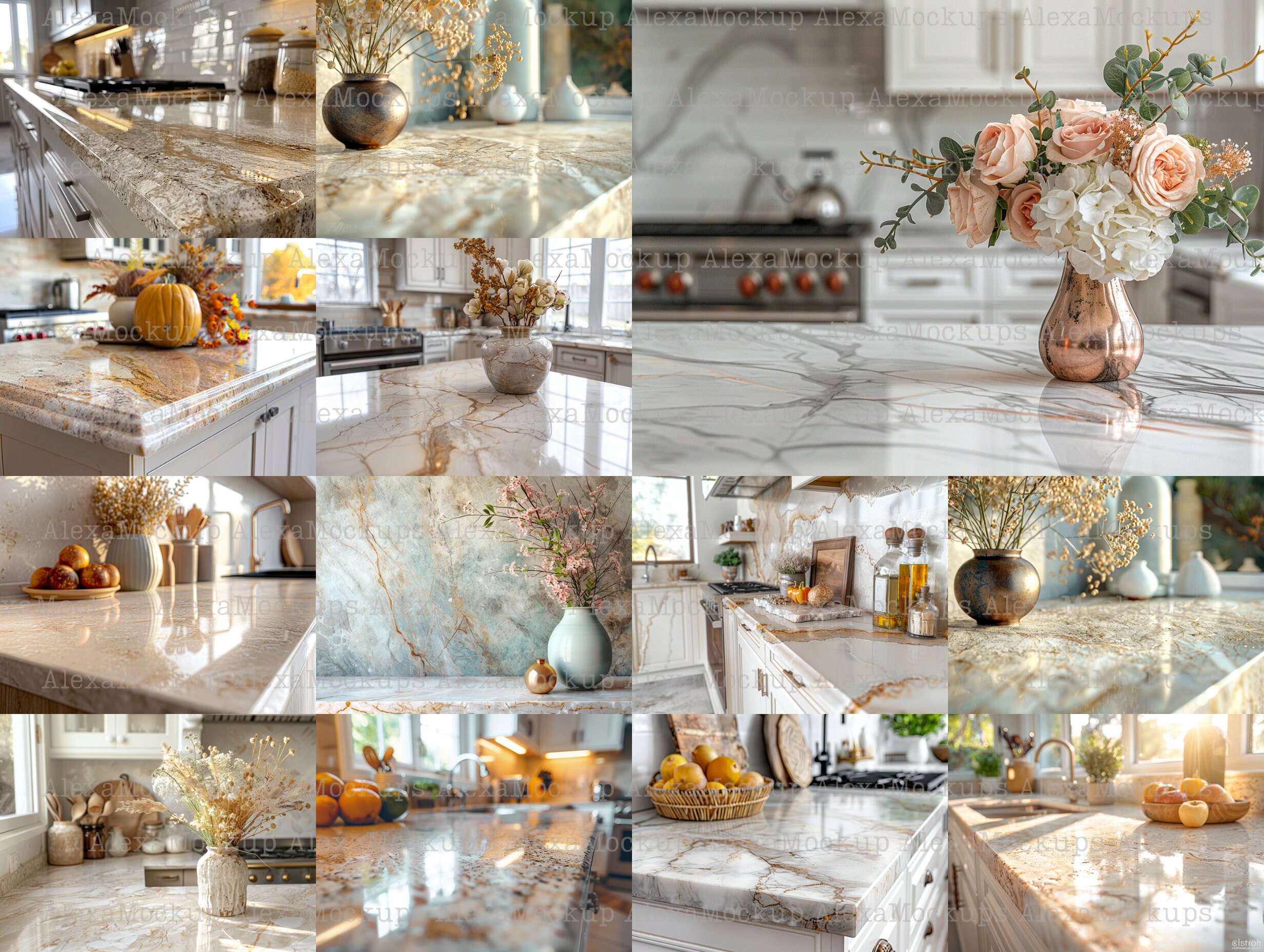 40+ Marble Kitchen Backgrounds | Product Background Templates | Kitchen ...