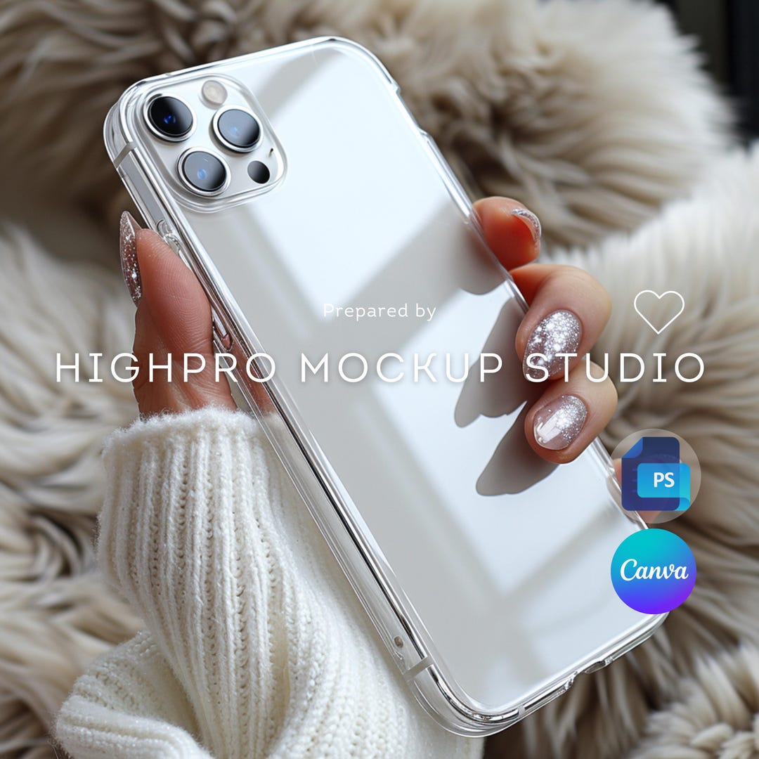 Phone Case Mockup Simple Cases Mockup iPhone Mockup Template Clear ...