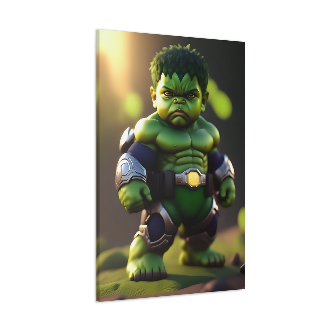 Canvas Wall Art Wall Picture Marvel Lovers Kid Hulk Hulk - Etsy