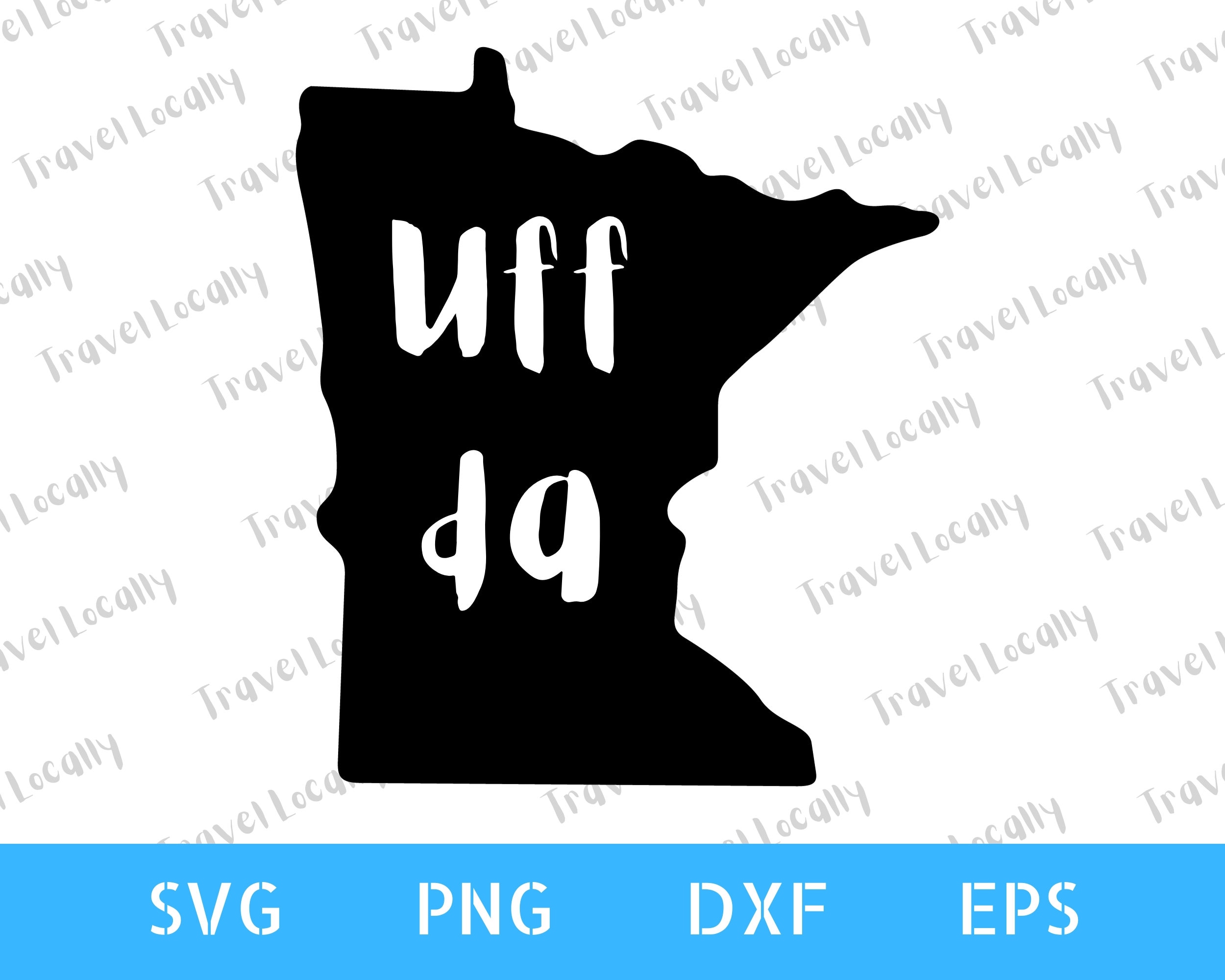 Minnesota Svg, Uff Da Text Svg, Minnesota Outline, MN, Transparent ...