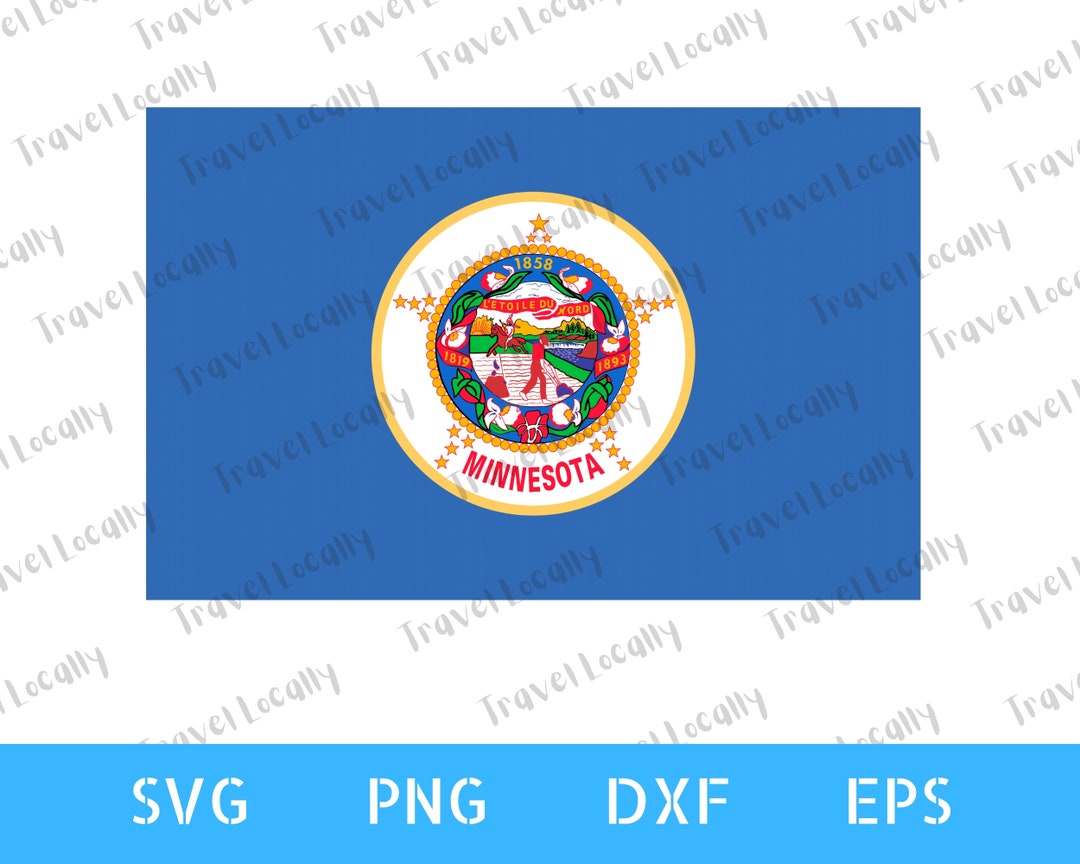 Minnesota Svg, Minnesota Flag, Design MN, Transparent Background, Svg ...