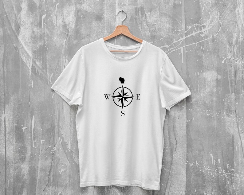 Wisconsin Svg, up North Svg, Compass Png, WI, Files for Cricut ...