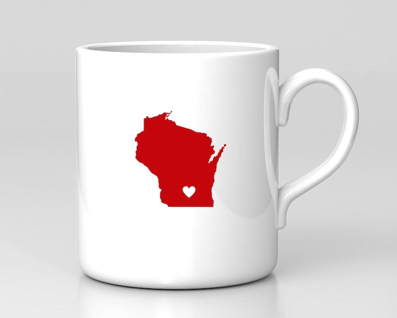 Wisconsin Svg, Madison Svg, Badgers, Outline, Heart, WI, Transparent ...