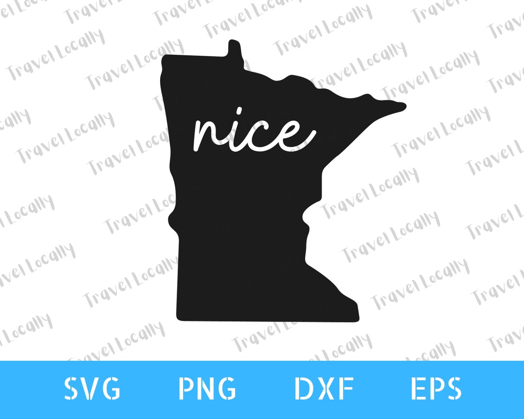 Minnesota Svg, Outline, Minnesota Nice, MN, Transparent Background, Svg ...