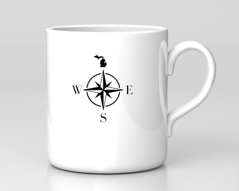 Michigan Svg, up North Svg, Compass Png, MI, Files for Cricut ...