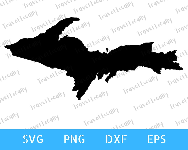 Michigan Svg, Outline Svg, Upper Peninsula, MI, UP, Cricut Files ...