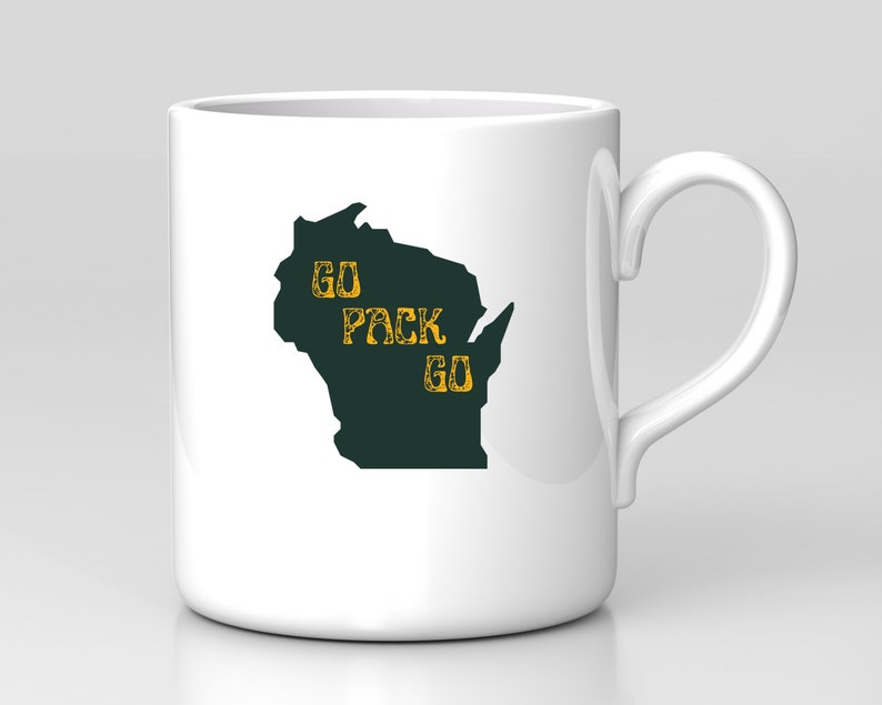 Wisconsin Svg Packers Svg Wisconsin Outline Green Bay - Etsy