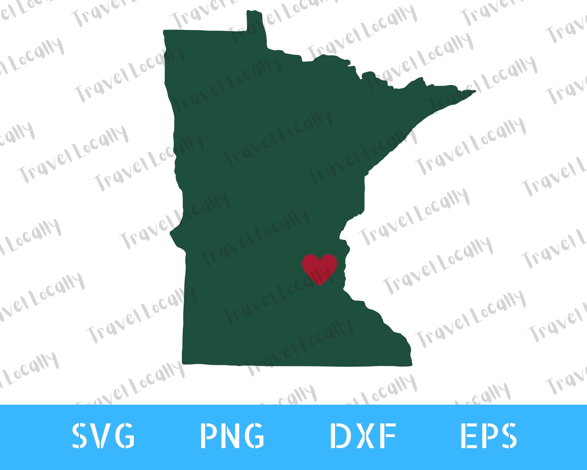 Minnesota Svg, St Paul Svg, Wild, Cutting Machine, Heart, MN ...