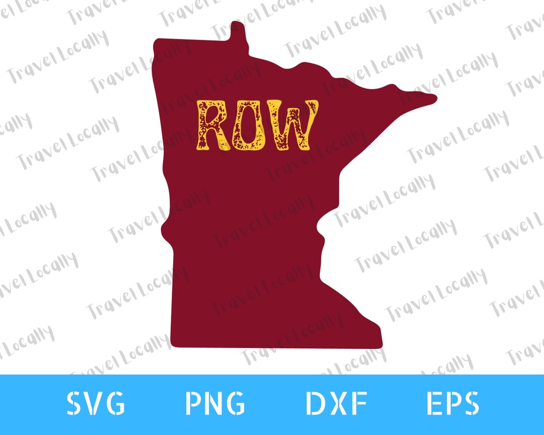 Minnesota Svg, Gophers Svg, Minnesota Outline, Row the Boat, Digital ...