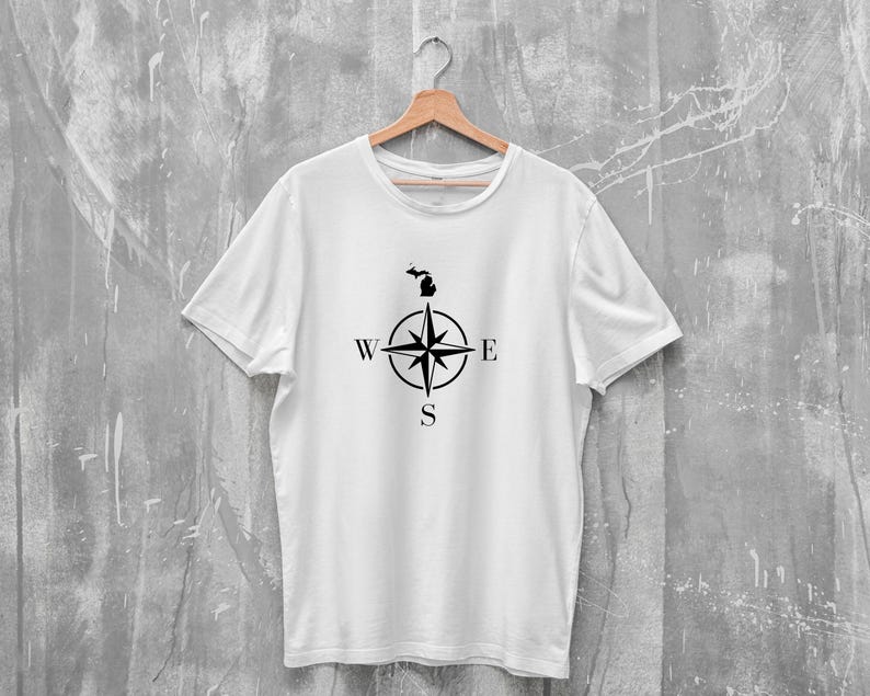 Michigan Svg, up North Svg, Compass Png, MI, Files for Cricut ...