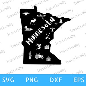 Minnesota Svg, Minnesota Outline, Design MN, Transparent Background ...