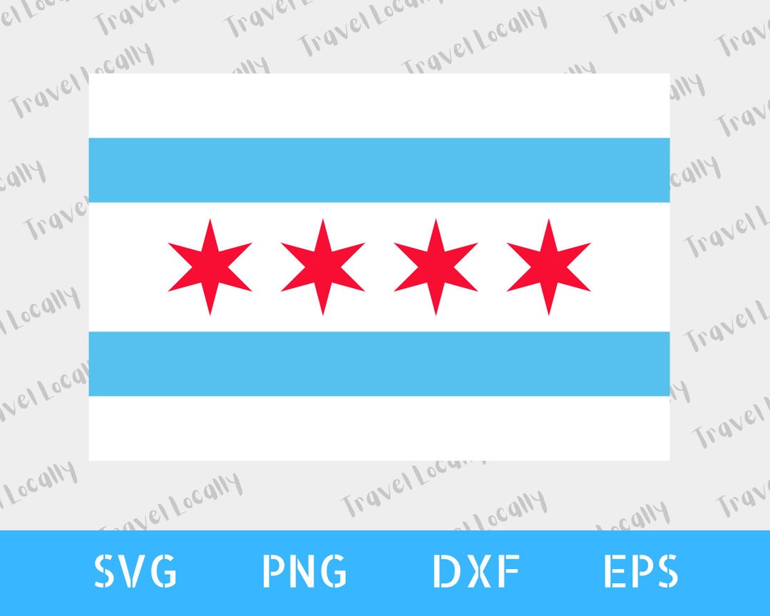 Chicago Svg, Illinois Png, Flag, IL, Files for Cricut, Digital Download ...