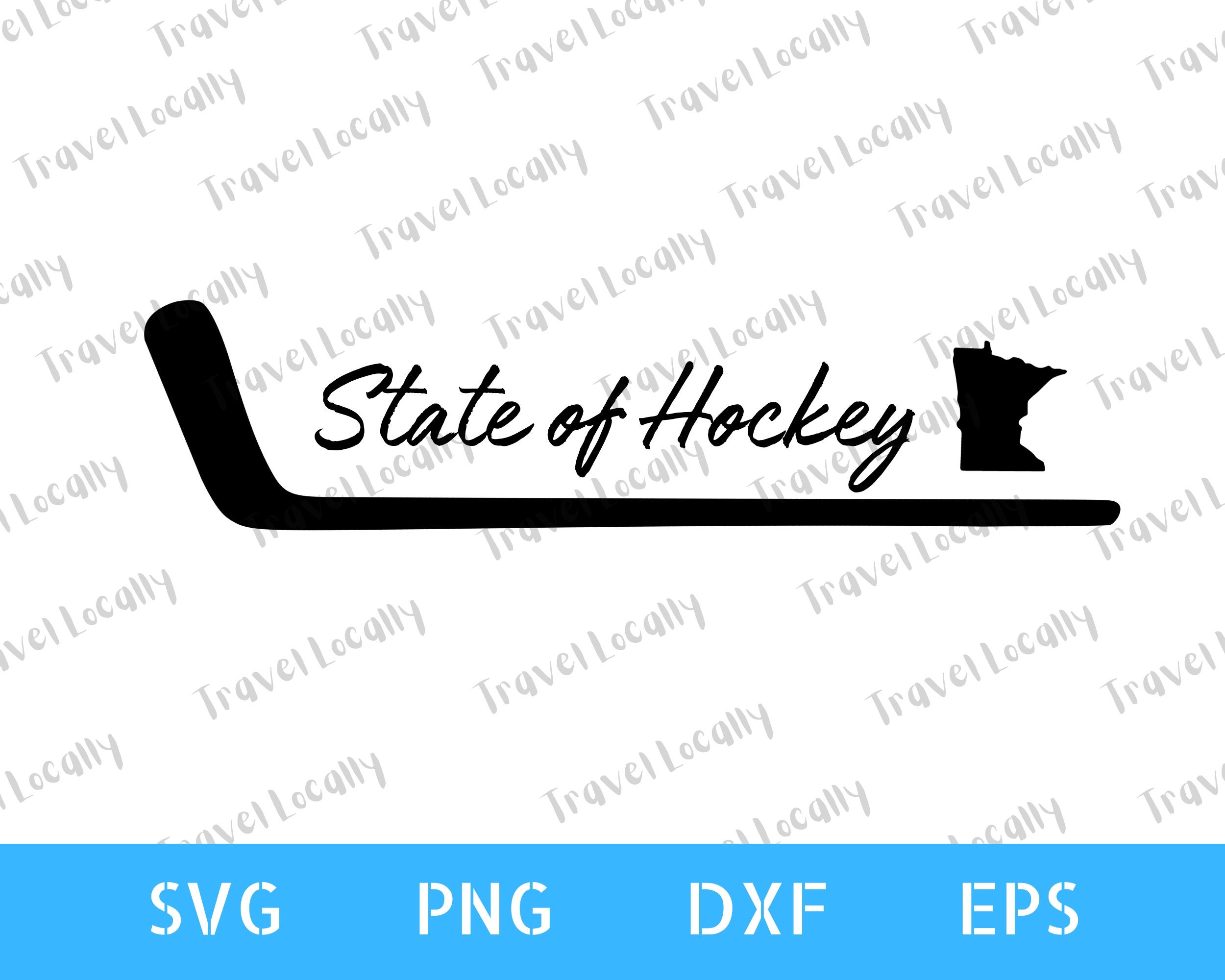 Minnesota Svg, Hockey Stick, Design MN, State of Hockey Design ...