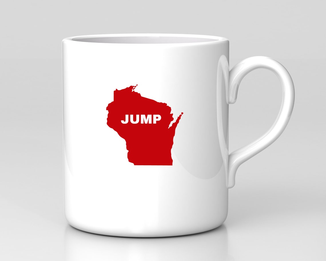 Wisconsin Svg, Madison Svg, Badgers, Outline, Jump Around, WI ...