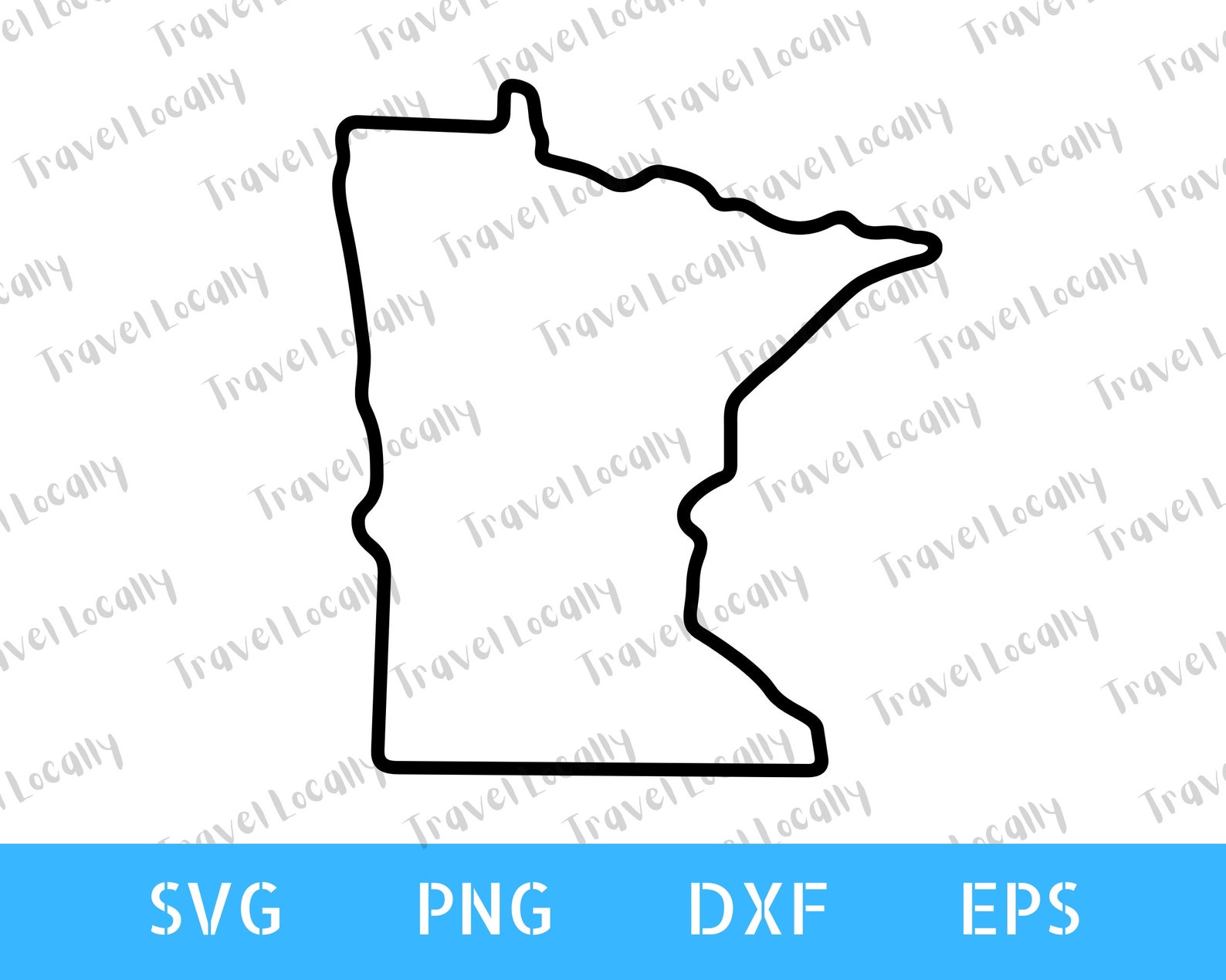 Minnesota Svg, Silhouette, Svg, State of Minnesota, Outline, MN, USA ...