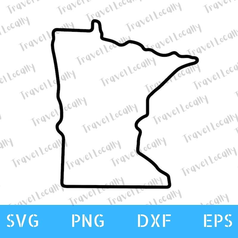 Minnesota Outline - Etsy