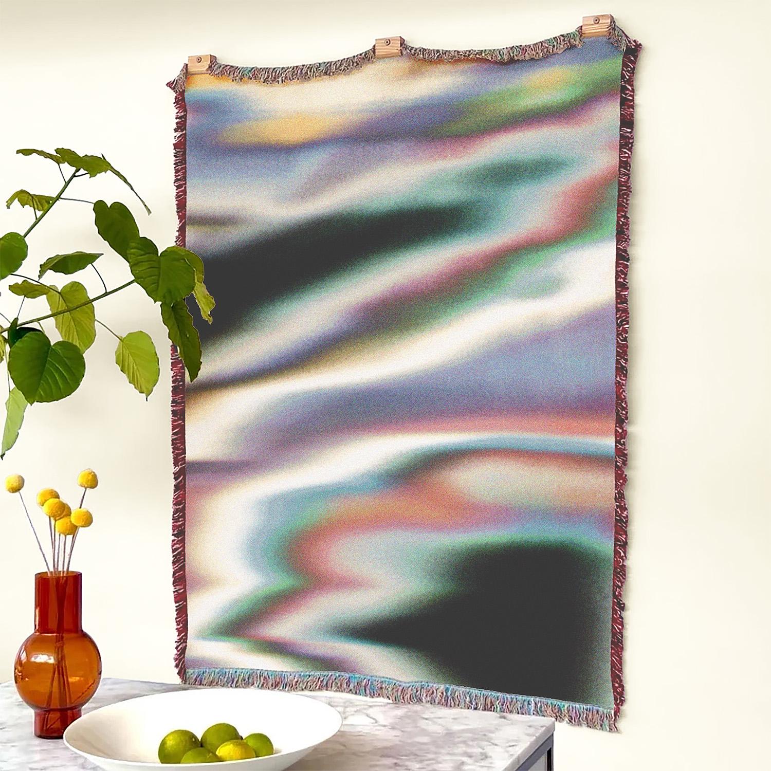 Y2K Cyberpunk Woven Blanket | Weird Pastel Goth Throw Blanket Couch ...