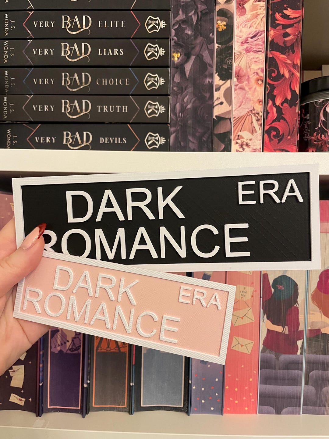 3D Printed "dark Romance Era" Sign or Bookmark | Pastel Pink, Mint ...