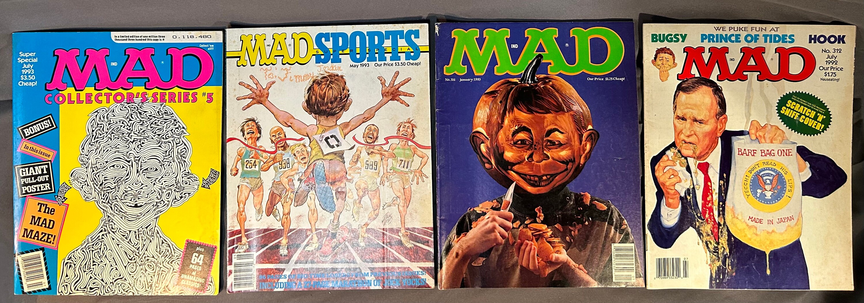 Lot of 21 Vintage Mad Magazines 80's 90's - Etsy