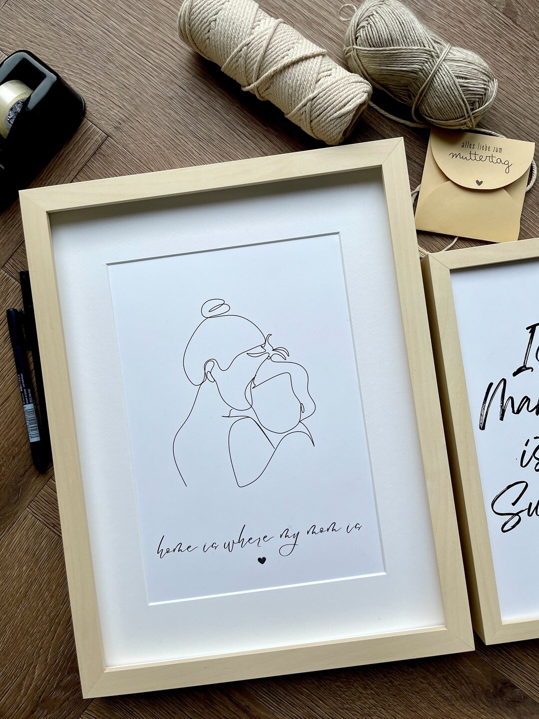 Poster Mother's Day PDF File to Download and Print Yourself Gift for ...