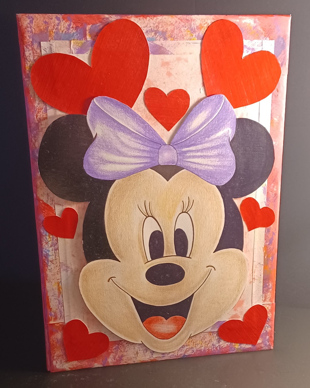 Hand Drawn Minnie Mouse Heavy-duty Greeting Card - Etsy