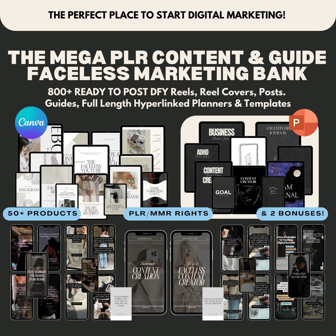 Mega Digital Marketing Bundle, Digital Marketing Guides & Content ...