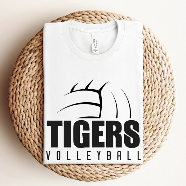 Tigers Volleyball Shirt - Etsy