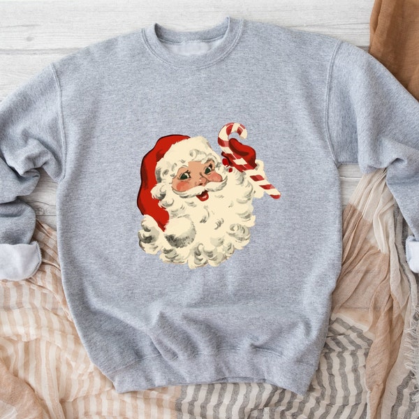 Santa Sweatshirt - Etsy