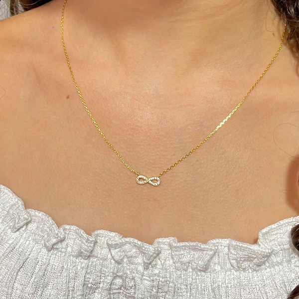 Infinity Necklace - Etsy