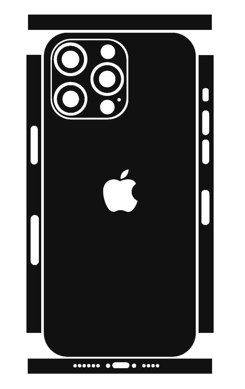 IPhone 15 Pro Max Skin Template: Vector Cut File for Cricut, Silhouette ...