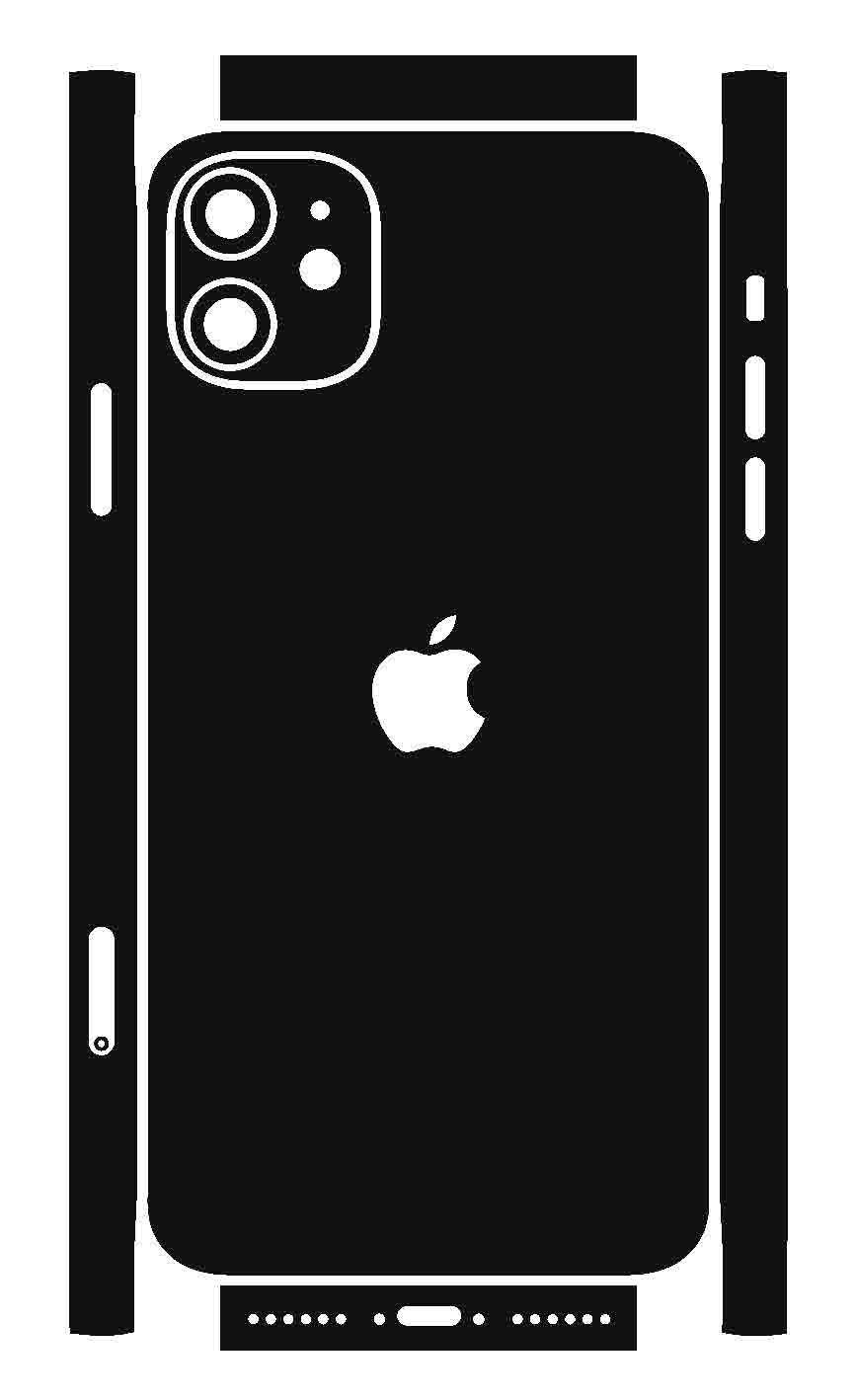 IPhone 11 Skin Template: Vector SVG Cut File for Cricut, Silhouette ...
