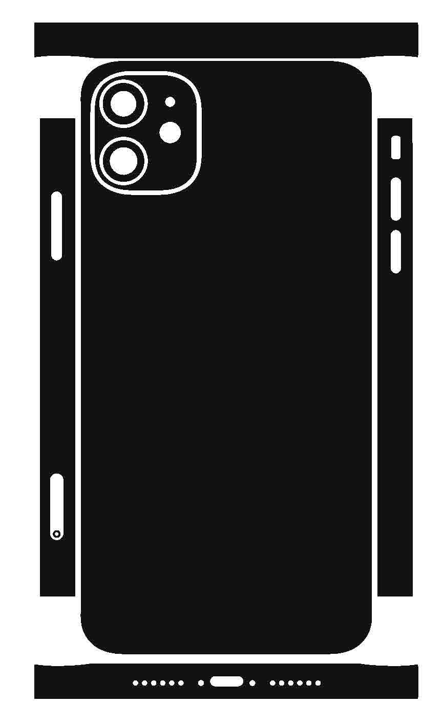 IPhone 11 Skin Template, Vector Cut File, Vinyl Wrap Cutting Template ...