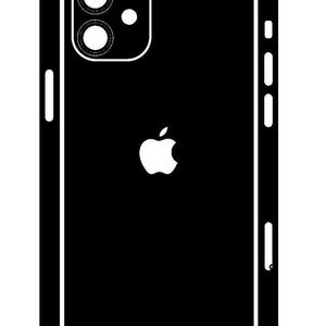 IPhone 12 Mini Skin Template, Vector Cut File, Vinyl Wrap Cutting ...