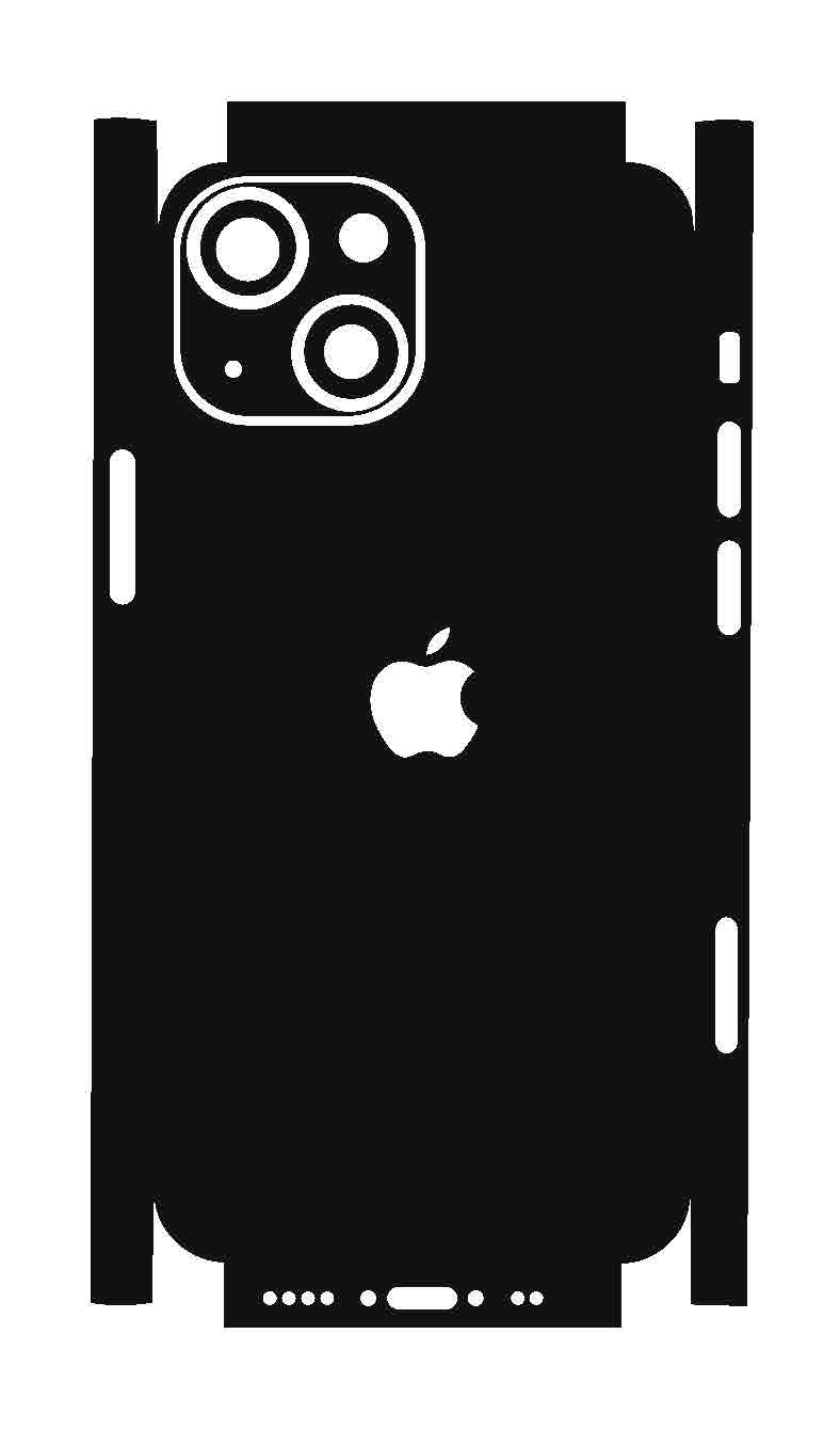 IPhone 13 Mini Skin Template, Vector Cut File, Vinyl Wrap Cutting ...