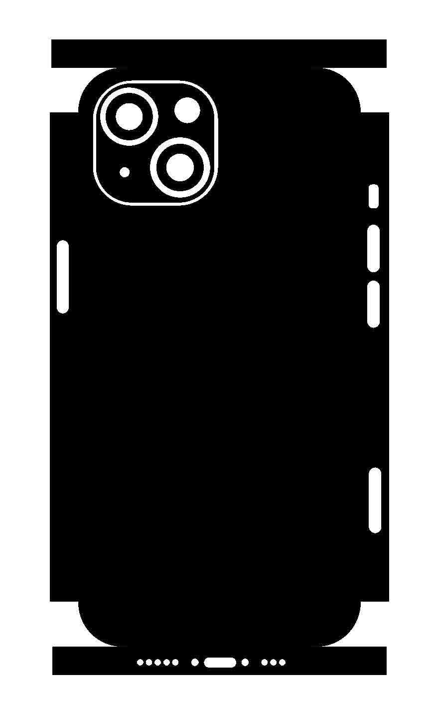 IPhone 15 Skin Template: Vector SVG Cut File for Cricut, Silhouette ...