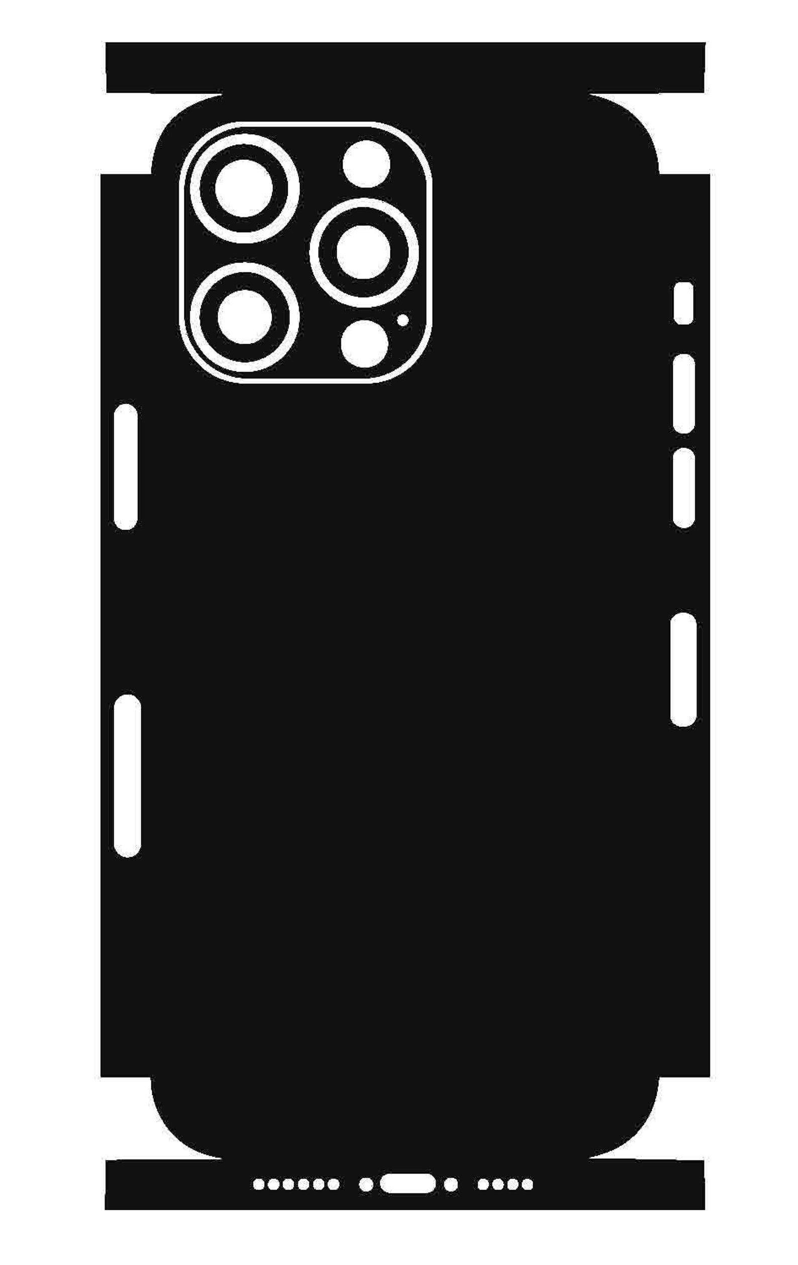 IPhone 15 Pro Max Skin Template: Vector Cut File for Cricut, Silhouette ...