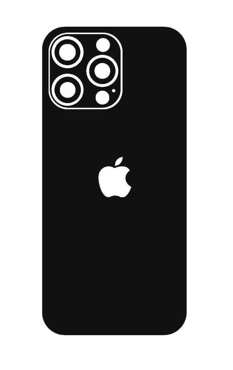 IPhone 15 Pro Max Skin Template: Vector Cut File for Cricut, Silhouette ...