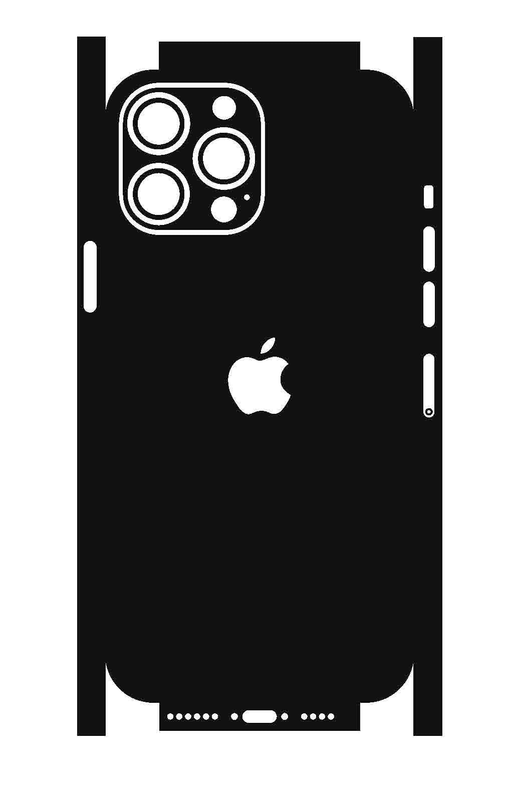 IPhone 13 Pro Max Skin Template, Vector Cut File, Vinyl Wrap Cutting ...