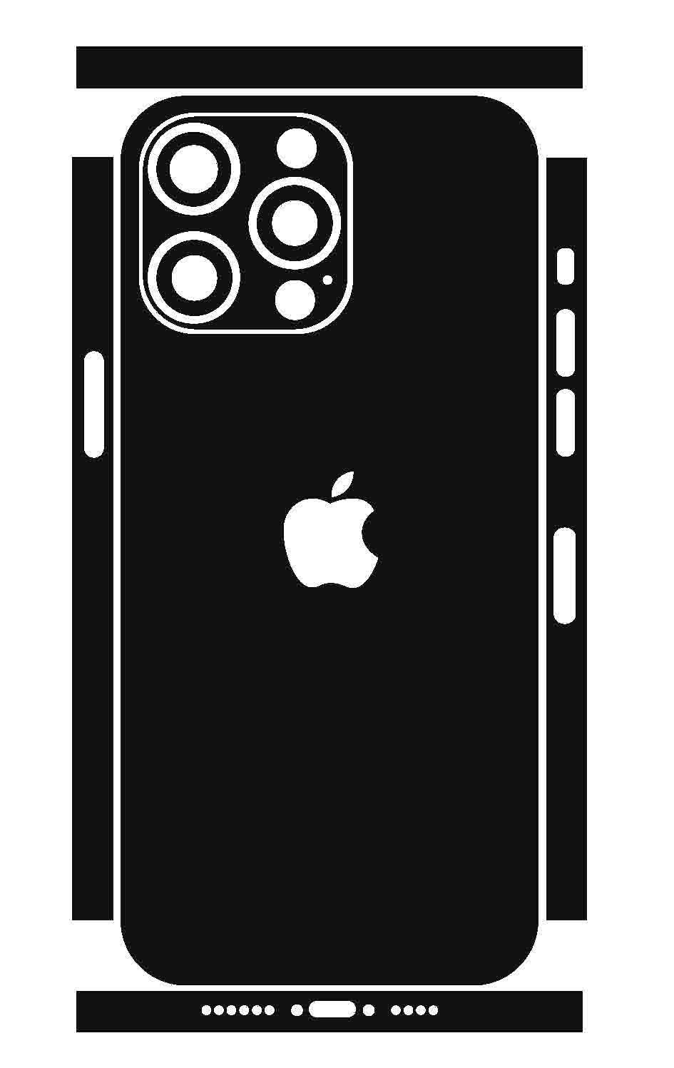 IPhone 15 Pro Max Skin Template: Vector Cut File for Cricut, Silhouette ...
