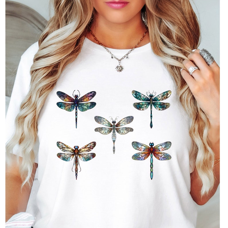 Dragonfly Shirt, Boho Style Dragonflies Shirt, Nature Shirt, Dragonfly ...