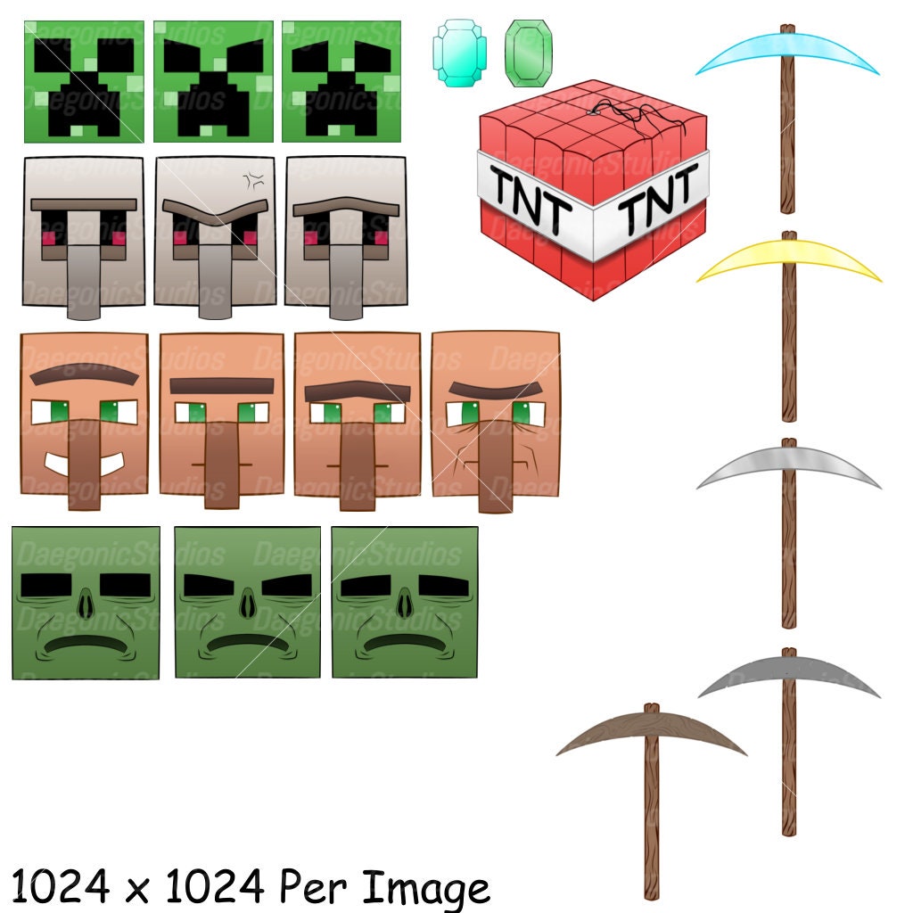 Minecraft Papercraft Mini Iron Golem