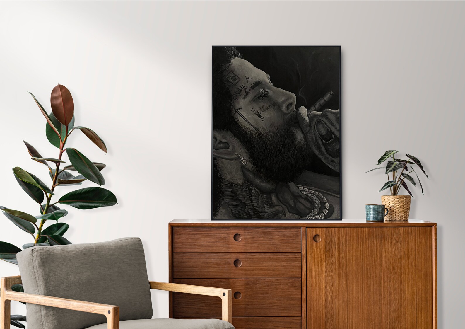 Post Malone Poster, Printable Poster, Digital Download, Post Malone Fan ...