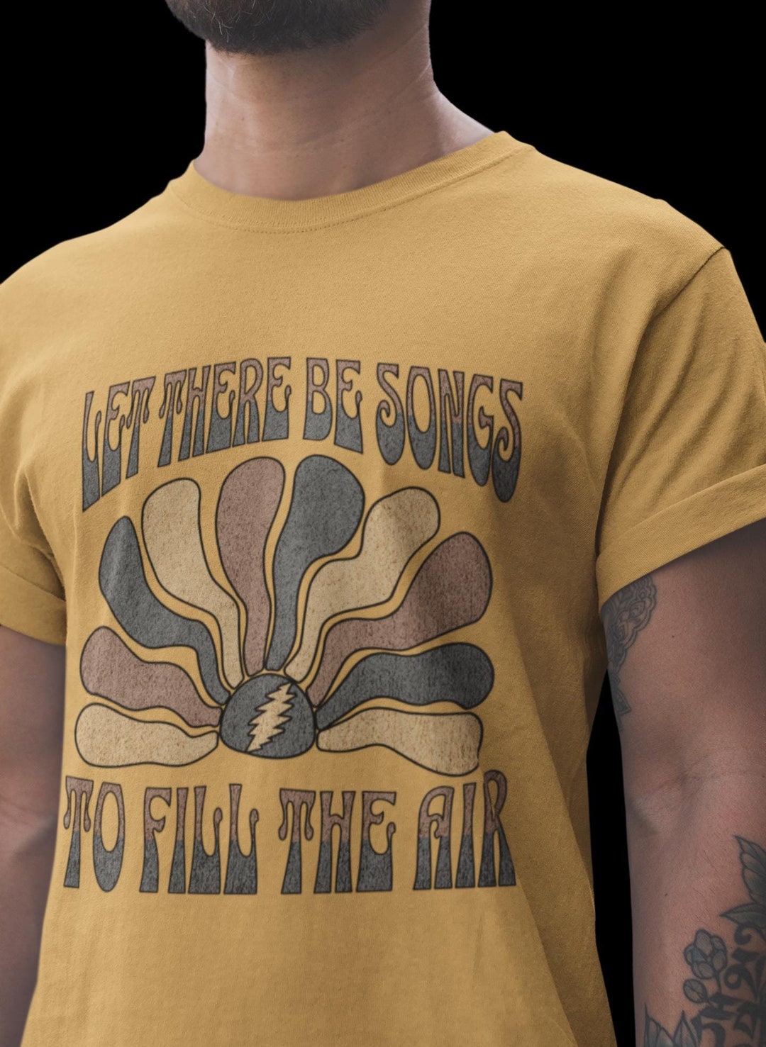Grateful Dead Ripple Inspired Retro Shirt, Deadhead Concert Shirt, Dead ...