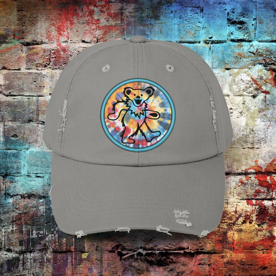 Grateful Dead Inspired Bear Cap, Gift for Deadhead, Deadhead Cap ...