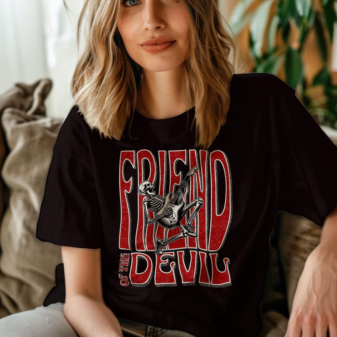 Grateful Dead Inspired Shirt, Friend of the Devil, Music Lover Gift ...