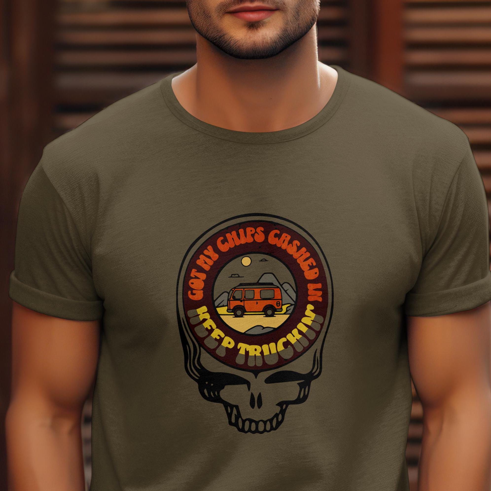Grateful Dead Truckin' Shirt, Deadhead Gift, Retirement Gift - Etsy